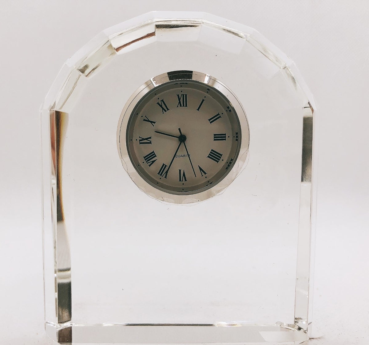 Optic Crystal Arch Clock – On Time Jewellers